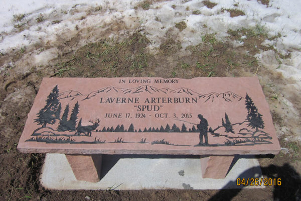 Custom Memorial Benches Gallery Denver, Colorado | Mile High Memorials